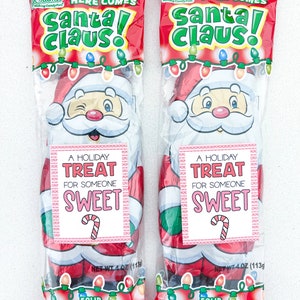 Christmas Treats Tag, Candy Cane Printable, Appreciation Holiday Gift ...