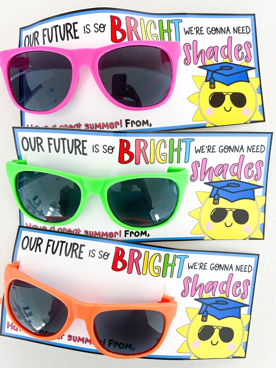 Graduation Sunglasses Gift: End of Year Summer Theme - Etsy