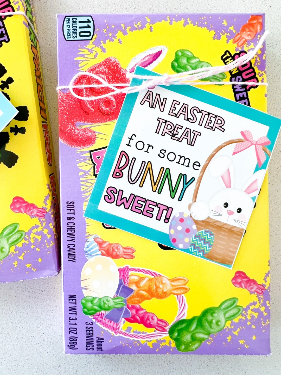 Easter Treat Tags, an Easter Treat for Some Bunny Sweet Snack Tags for ...