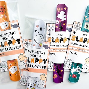 Assembled Halloween Slap Bracelet Class Gift: Non-candy Exchange - Etsy