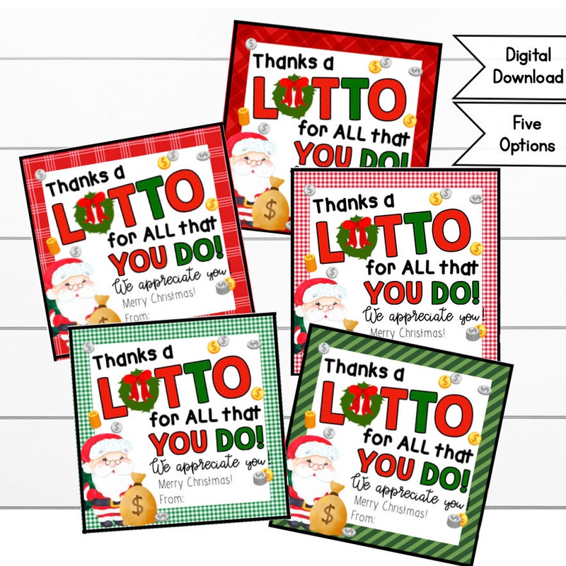 Lotto Ticket Appreciation - Etsy