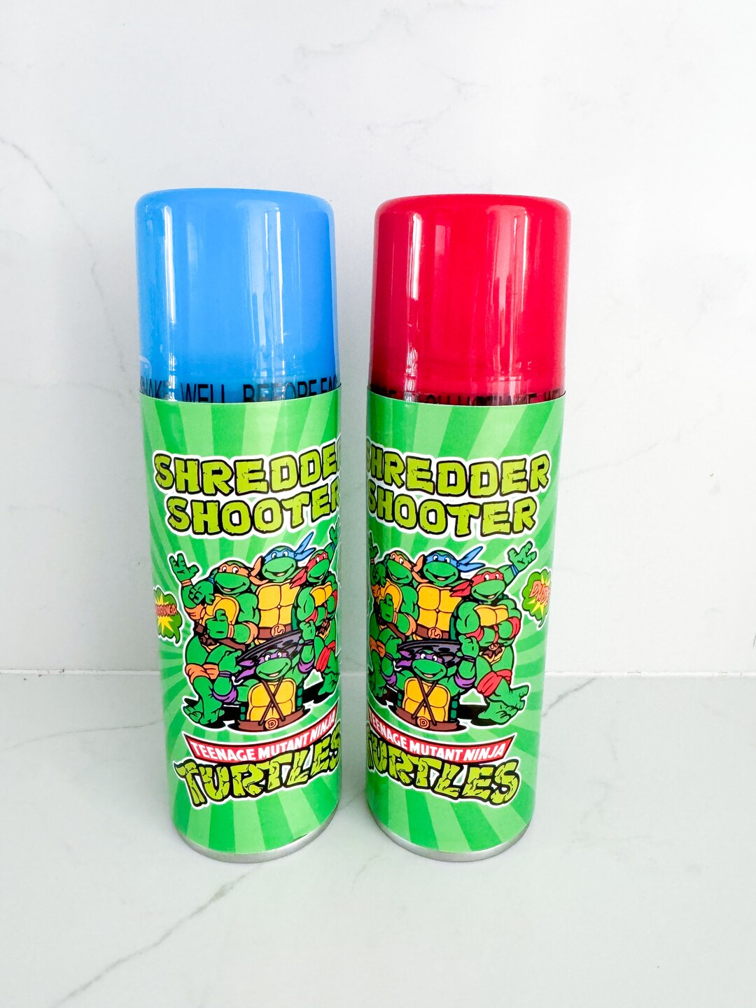Ninja Turtle Silly String Labels Only: Birthday Party Favors - Etsy