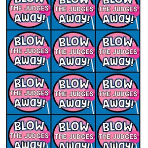 Cheer, Dance, Gymnastics Printable Tags, Blow Pop Digital Download ...