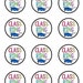 Class Ring 2 Stickers or Tags Kindergarten Graduation - Etsy