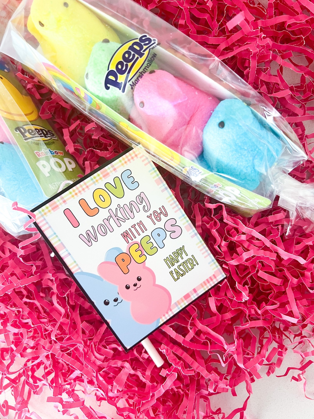Easter Peeps Printable Gift Tags: Spring Team Member Appreciation or ...