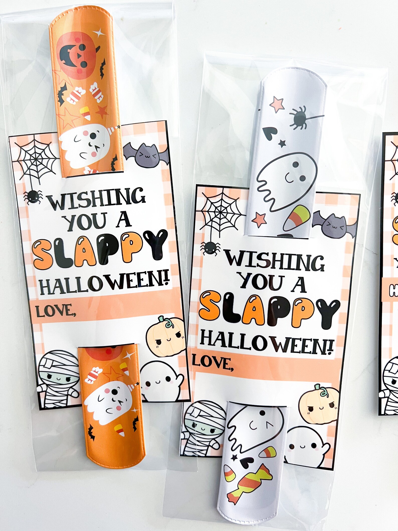 Assembled Halloween Slap Bracelet Class Gift: Non-candy Exchange - Etsy