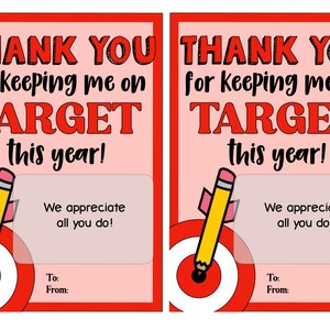 Target Teacher Appreciation Gift Card Holder, Welcome Back to School ...