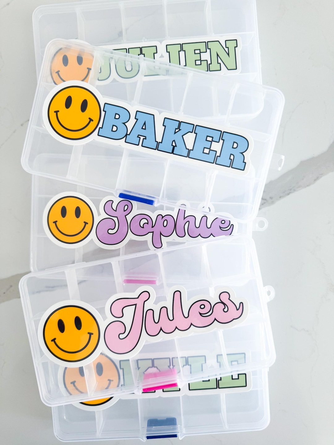 Personalized Smiley Face Candy Box: Birthday Party Favor - Etsy