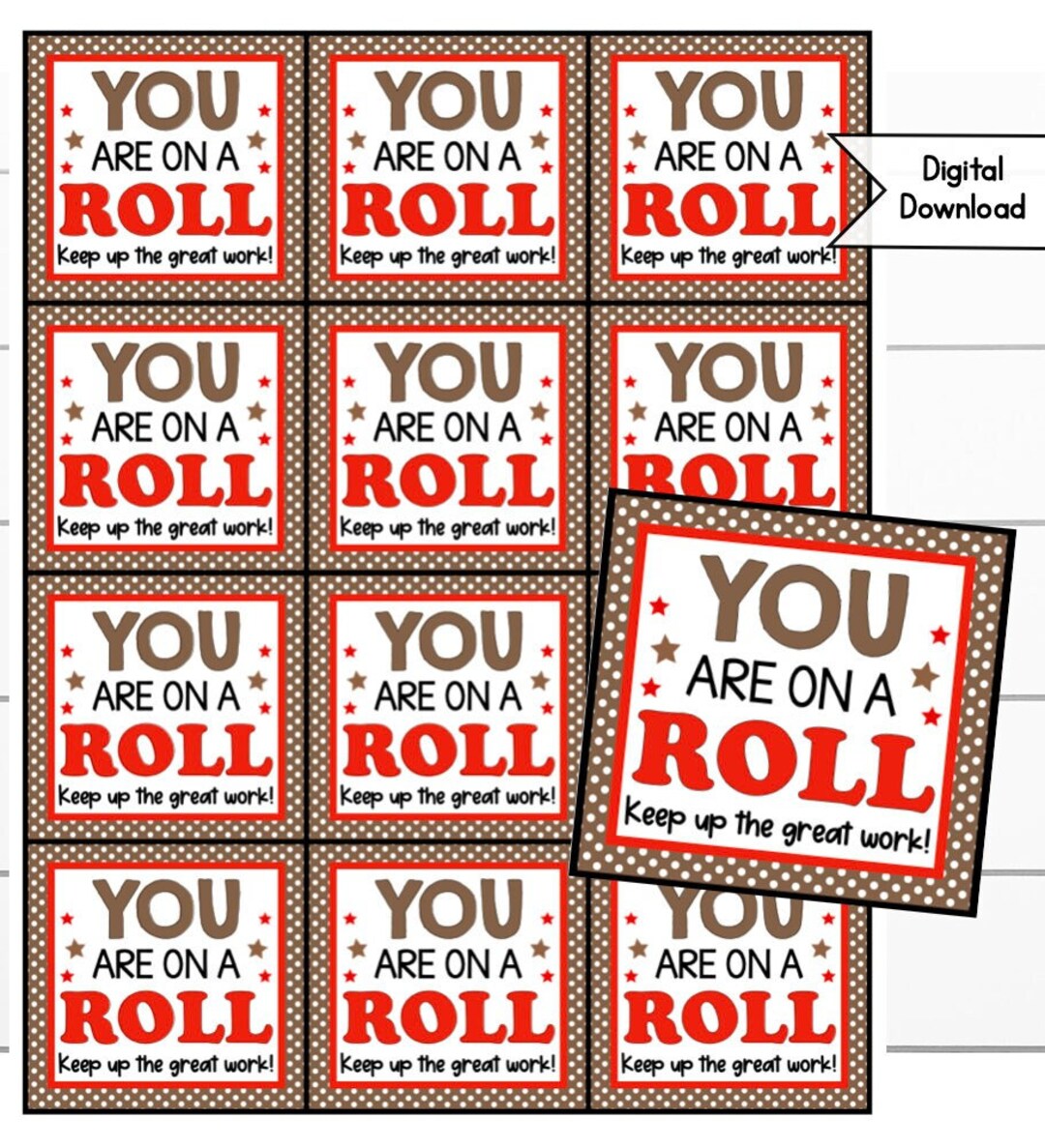 Sport or Testing Day Printable Tags, Tootsie Roll Digital Download ...