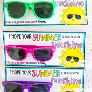Assembled Graduation Sunglasses: End of Year Student Gift - Etsy