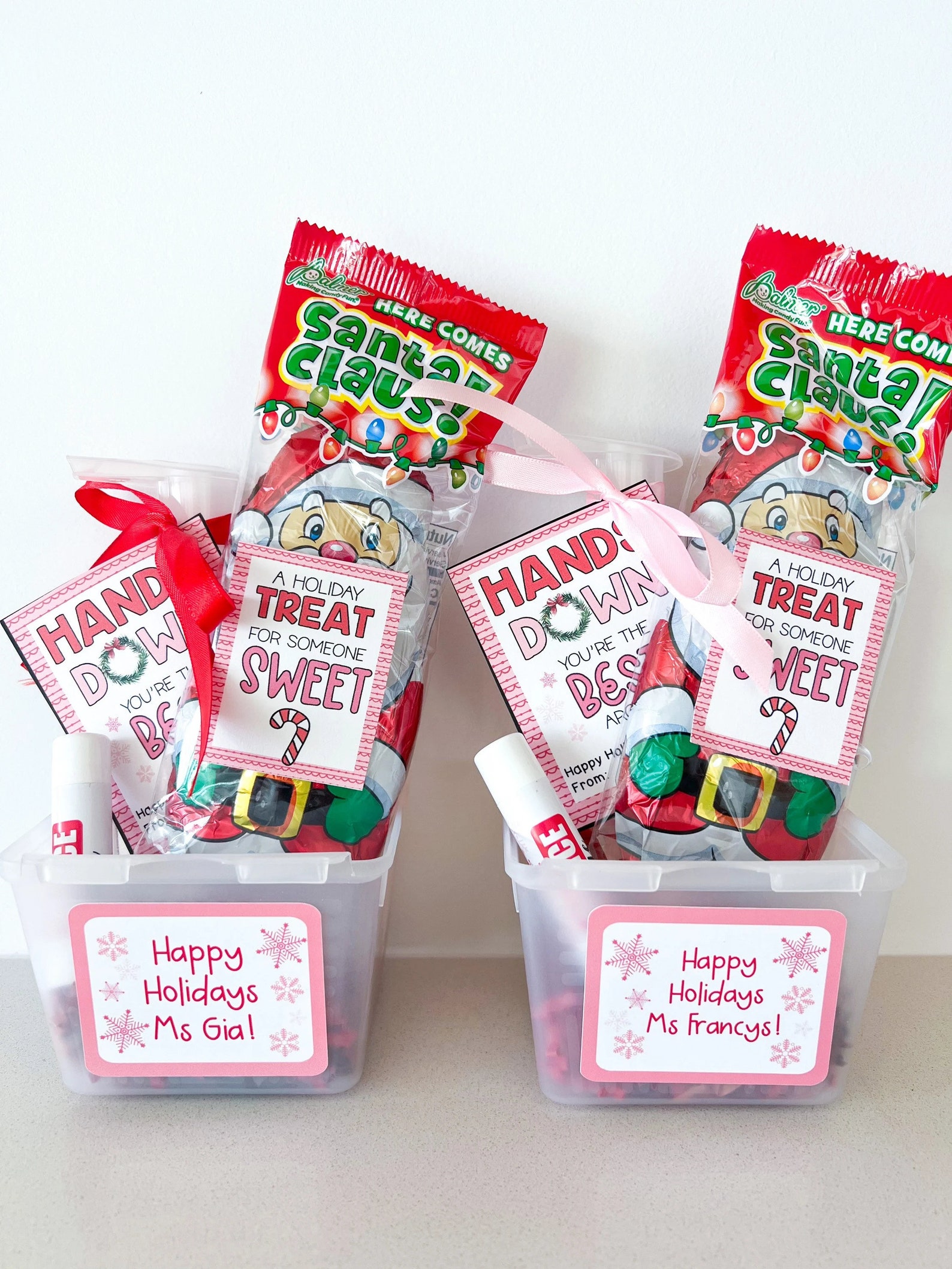 Christmas Sweet Treat Tag, Teacher Gift, Holiday Appreciation (digital ...