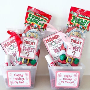 Christmas Treats Tag, Candy Cane Printable, Appreciation Holiday Gift ...