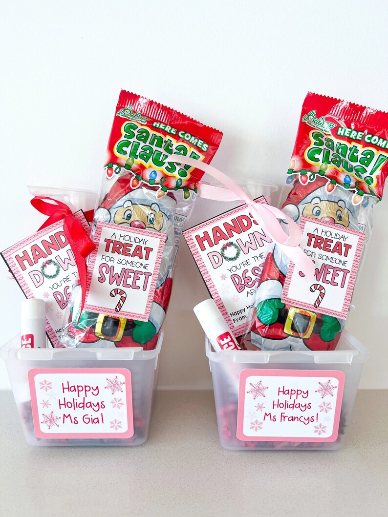 Christmas Treats Tag, Candy Cane Printable, Appreciation Holiday Gift ...