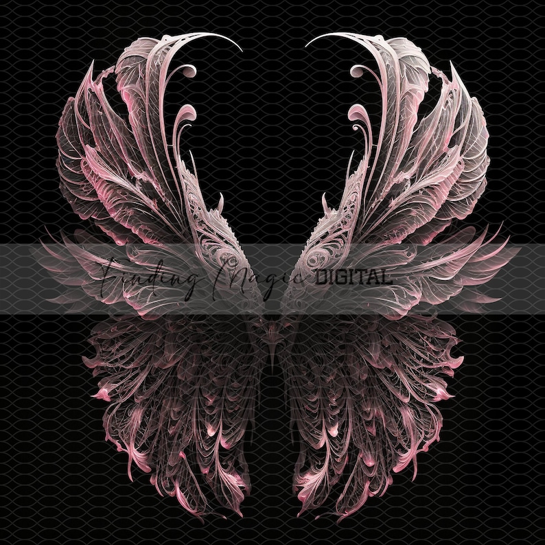15 Pack Fairy Wing Overlays, Fine Art Digital Backdrop, Great for ...