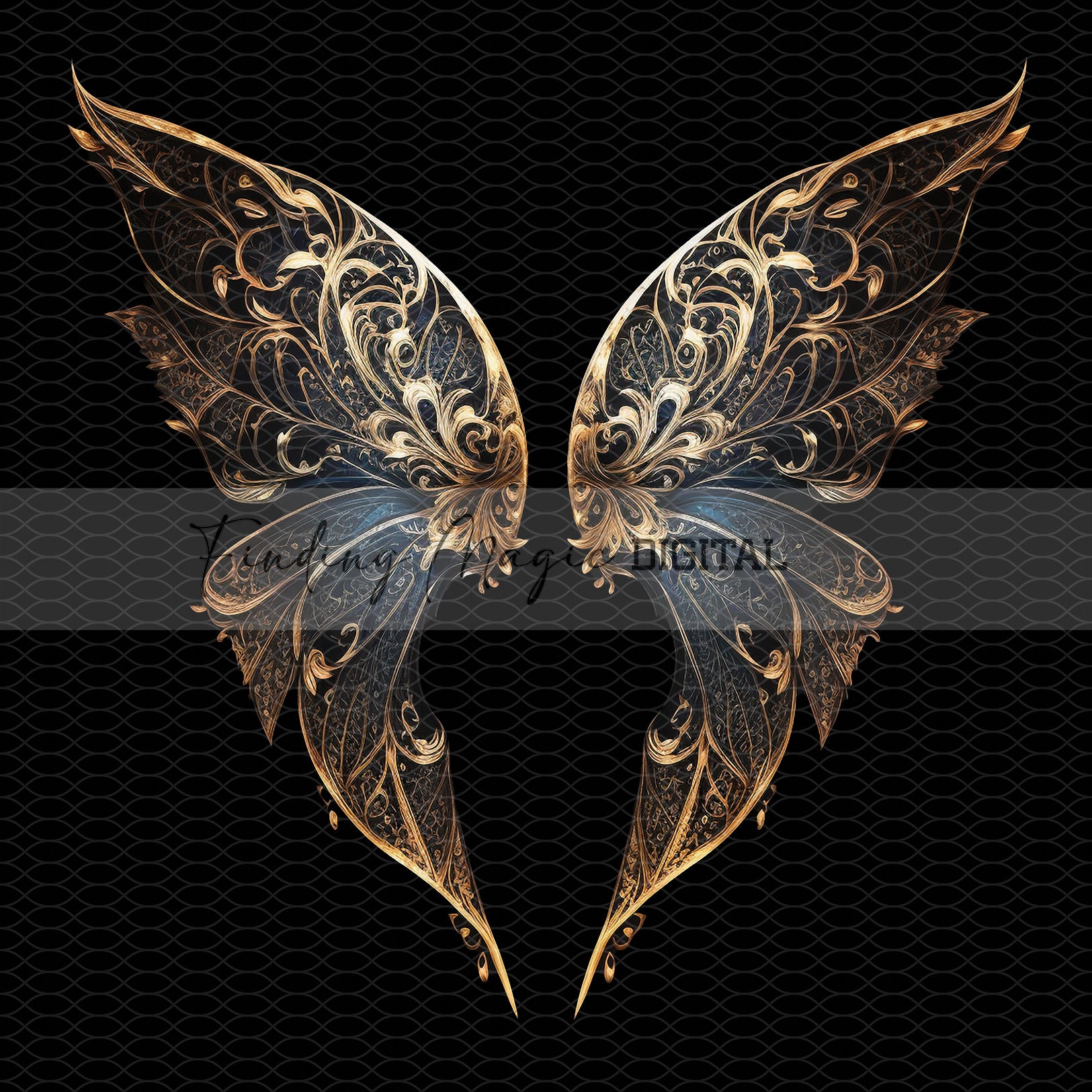 15 Pack Fairy Wing Overlays, Fine Art Digital Backdrop, Great for ...