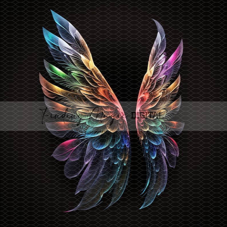 15 Pack Fairy Wing Overlays, Fine Art Digital Backdrop, Great for ...