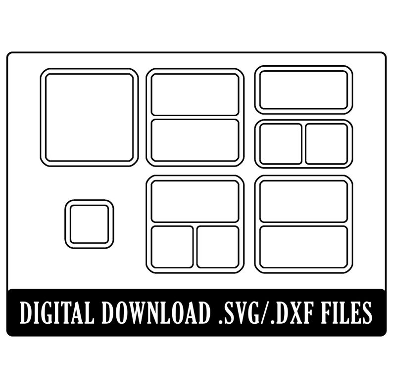 CNC Catch All Files for Wood svg, Dxf 6 Catch All Tray Designs Valet ...