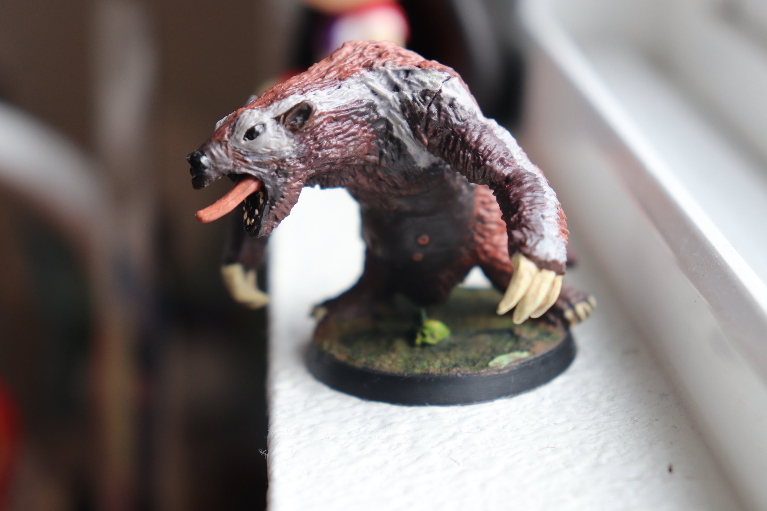 Giant Ground Sloth Prehistoric Animal Hand Painted Miniature - Etsy
