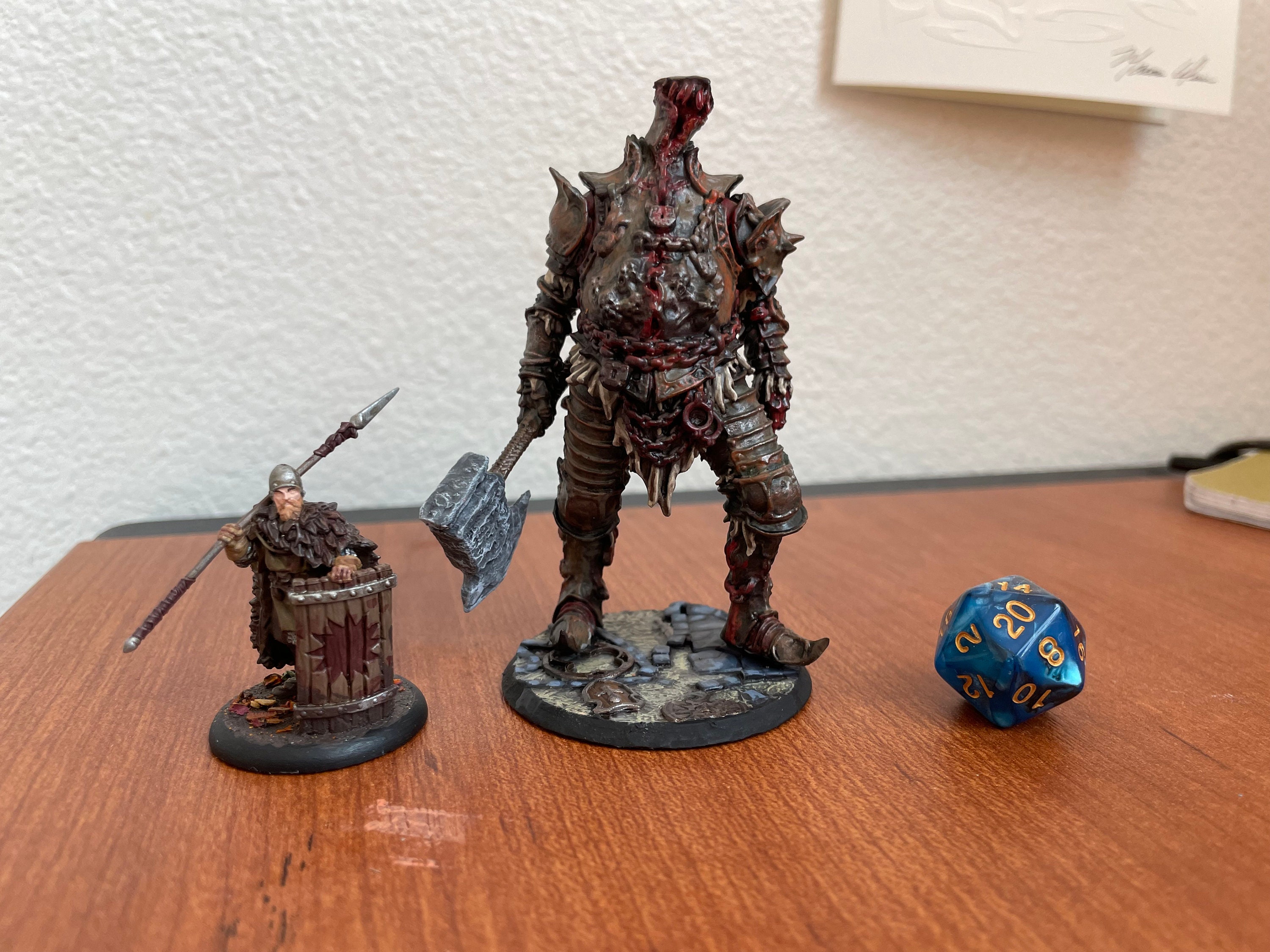 Corpse Golem Knight Dnd Hand Painted Mini - Etsy