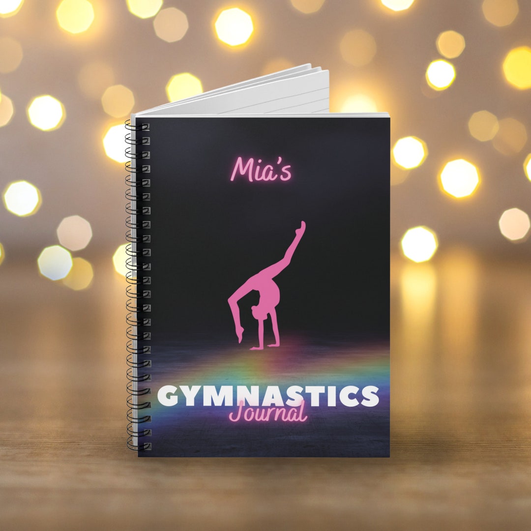 Personalized Gymnast's Journal - Neon Design, Embrace and Capture Your ...
