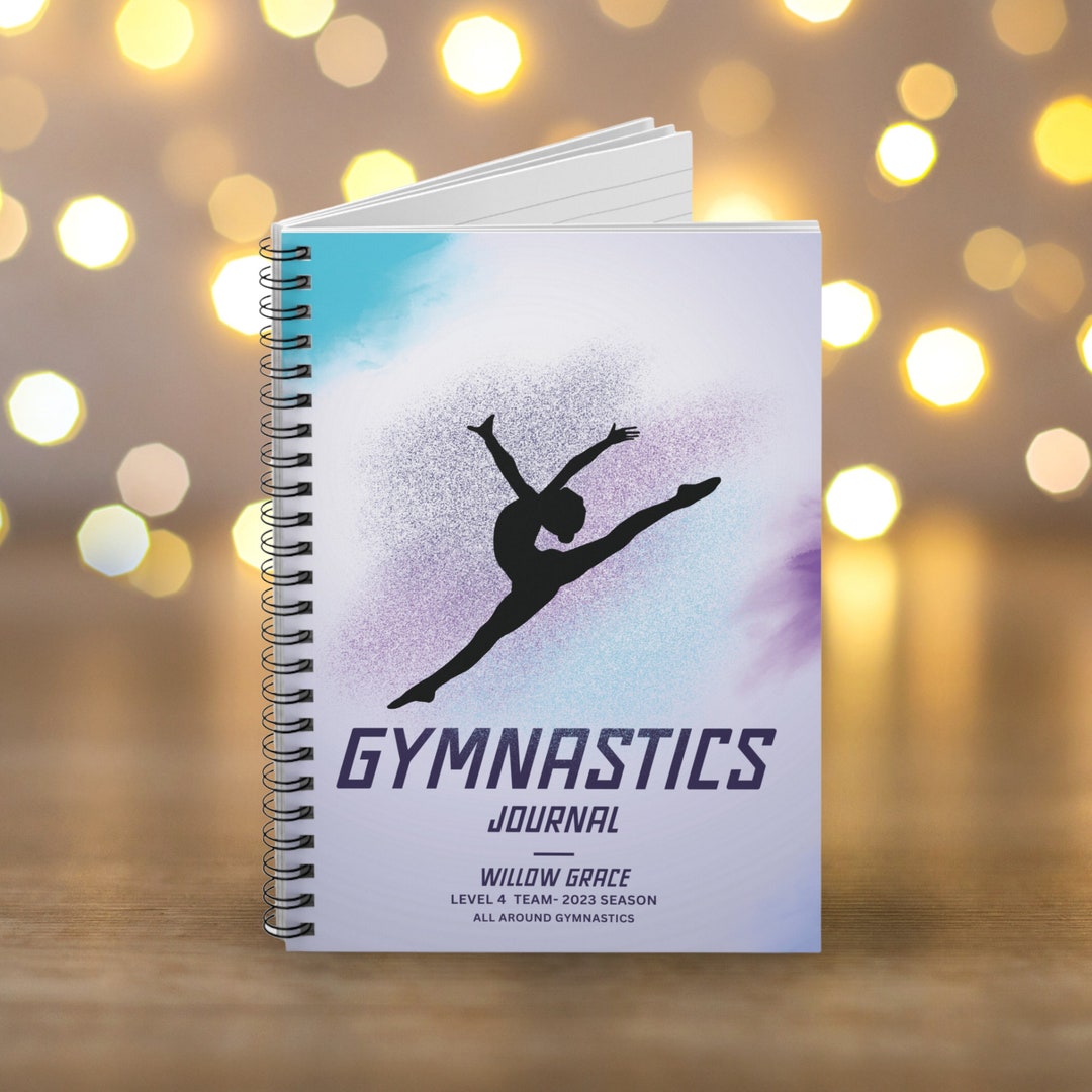 Personalized Gymnast Journal: Spiral Notebook, Ruled Line - Etsy