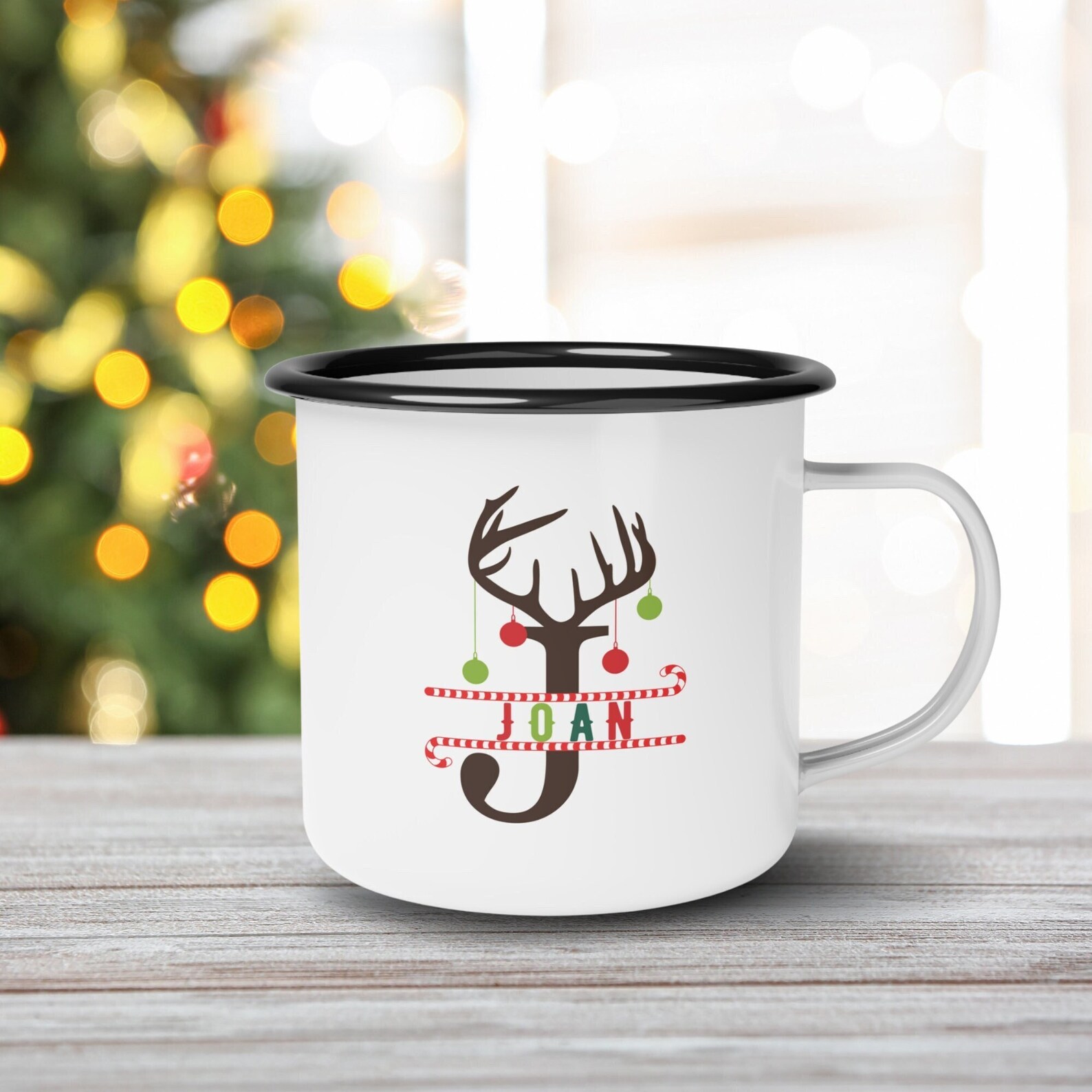 Personalized Christmas Mug - Ideal for Hot Cocoa and Festive Cheer ...