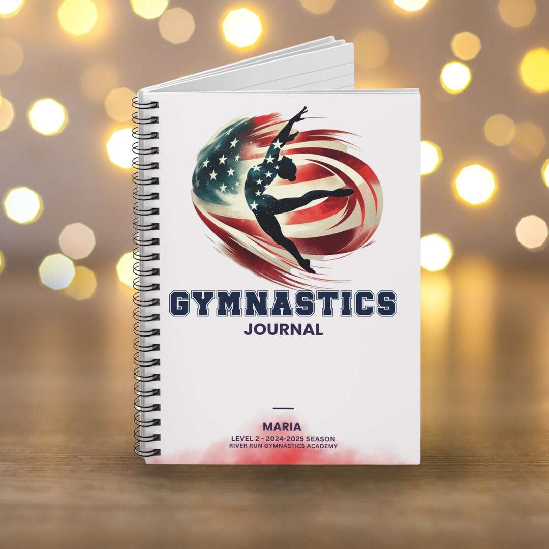 Personalized Gymnast's Journal - Capture Your Journey With Meet Records ...