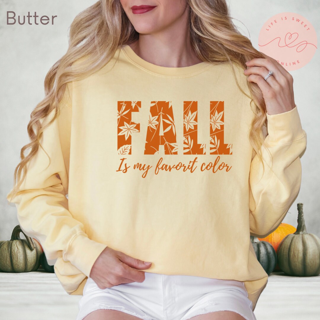 Fall is My Favorite Color Sweatshirt - Unisex Heavy Blend Crewneck ...