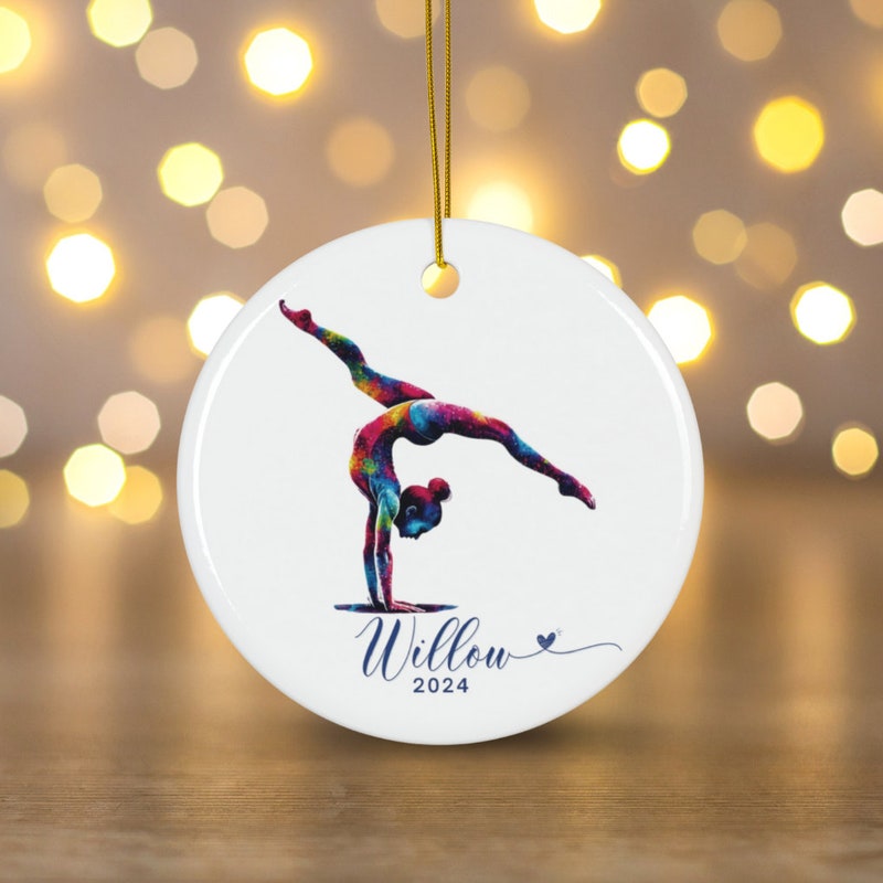 Gymnastics Ornament - Etsy