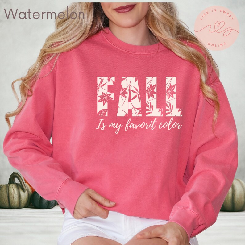 Fall is My Favorite Color Sweatshirt - Unisex Heavy Blend Crewneck ...