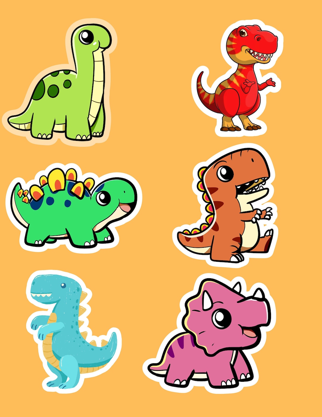 Cute Baby Dinosaur Stickers With Letter Eggs, Dinosaur PNG, Dinosaur ...