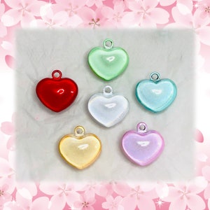 Chubby Heart-shaped Bell, for Bell Charm, Pet Charm Adds Keychain More ...