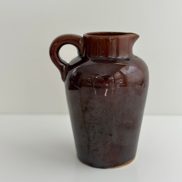 Brown Pitcher - Etsy