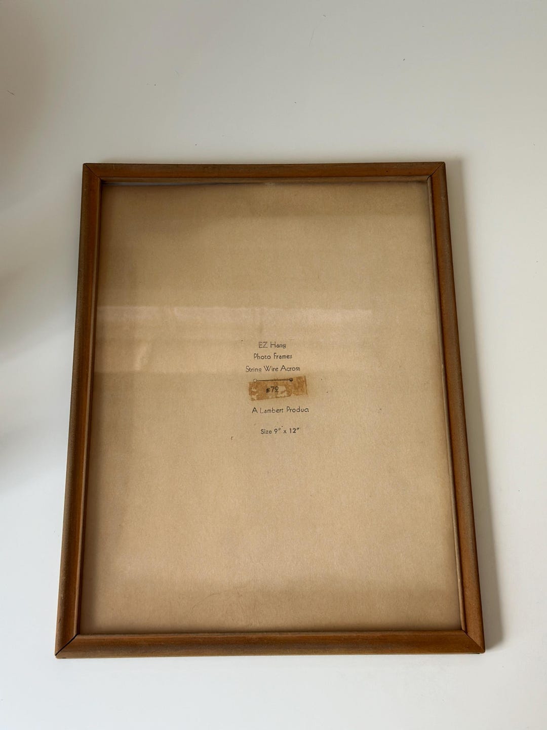 Vintage Wood Frame, Vintage Frame, Wood Glass Frame, Found - Etsy