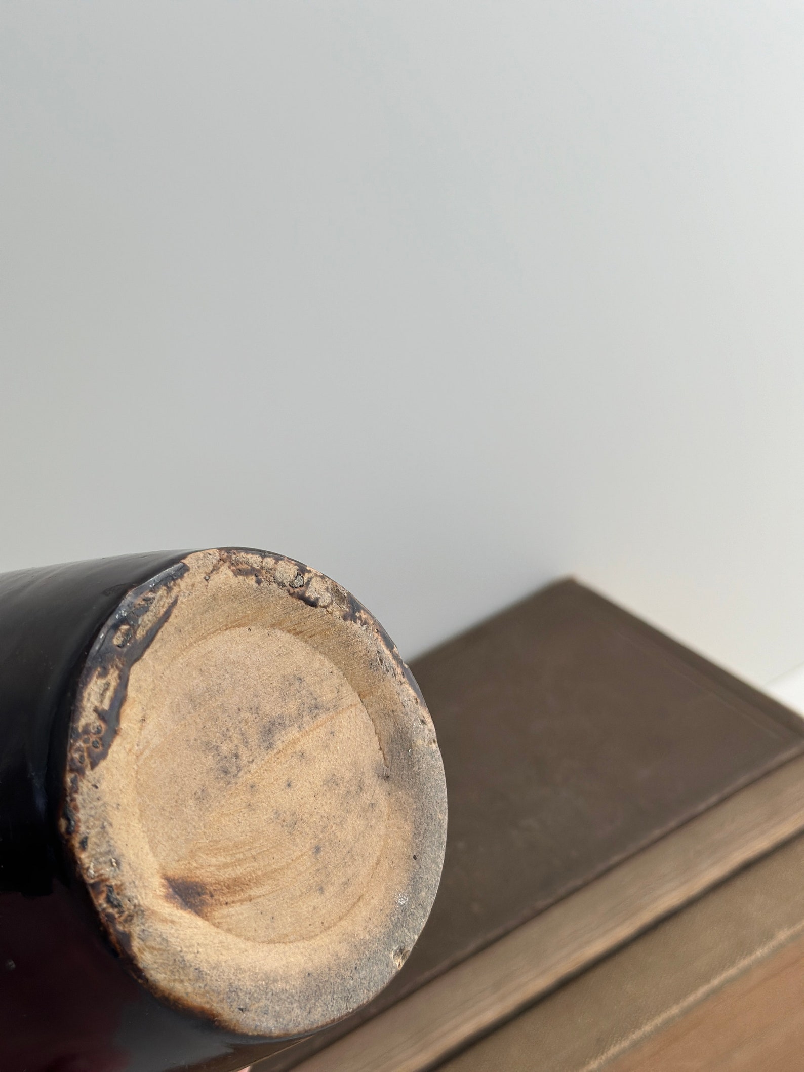 Vintage Small Dipped Brown Pitcher, Tan/grey & Brown Pitcher - Etsy