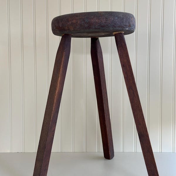 Old Wooden Stool - Etsy