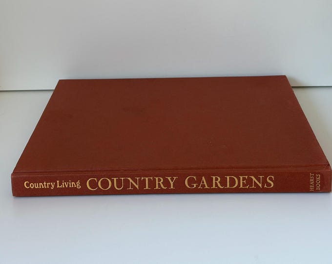 Found Book, Country Gardens Book, Vintage Country Living Book, Coffee ...