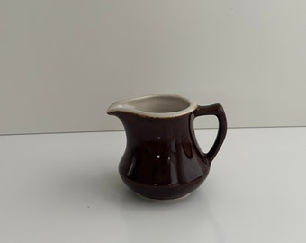 Vintage Mini Creamer Pitcher, White Creamer Pitcher, Hall Pottery ...