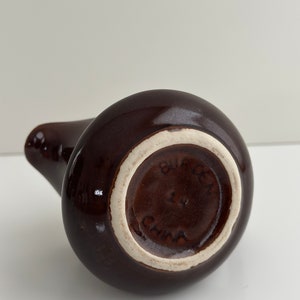 Mini Brown Stoneware Creamer Pitcher - Etsy