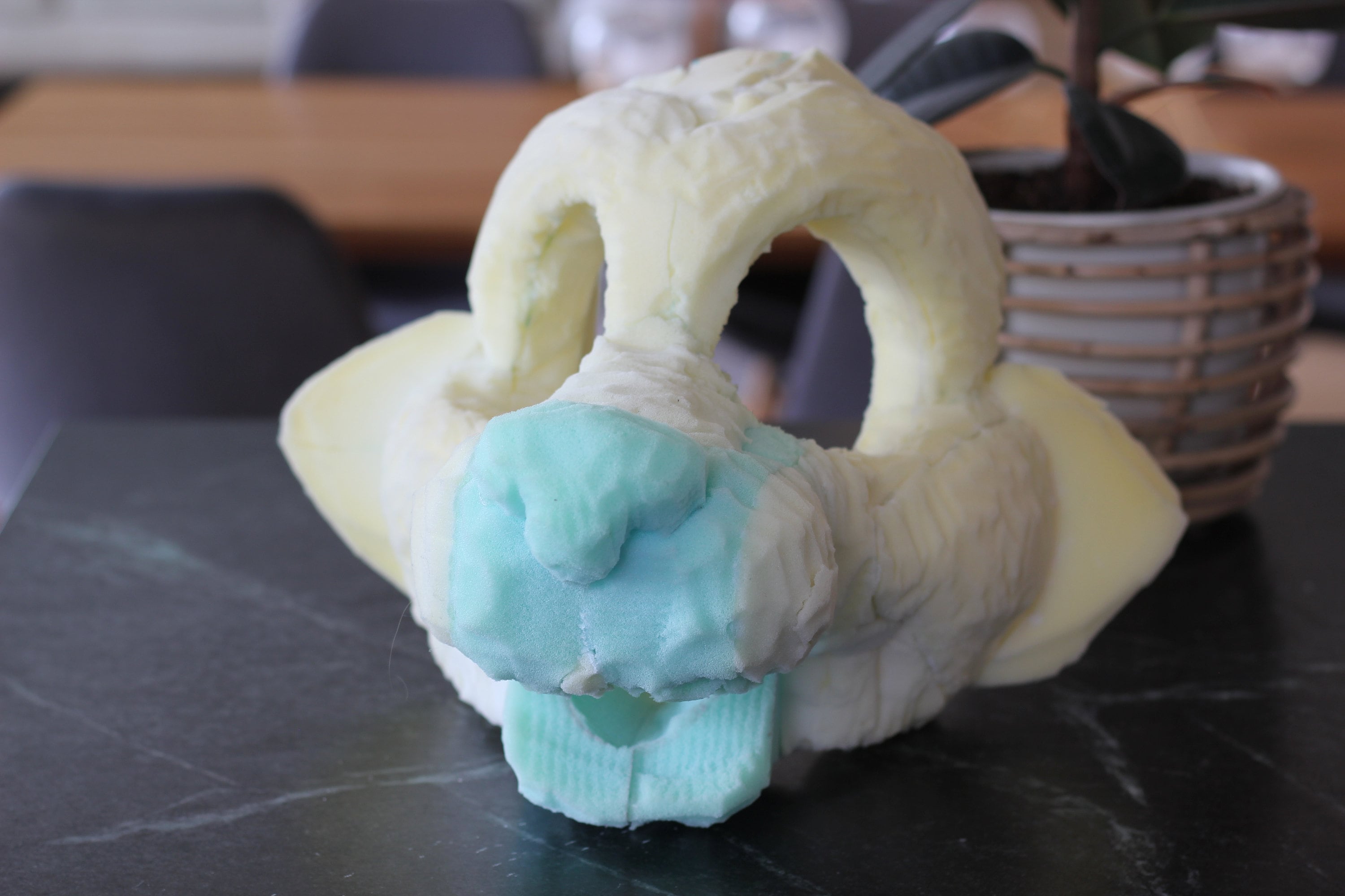 Foam Fursuit Head Dog Animal Furry Canine Mascot Flawed Mannequin Extra ...