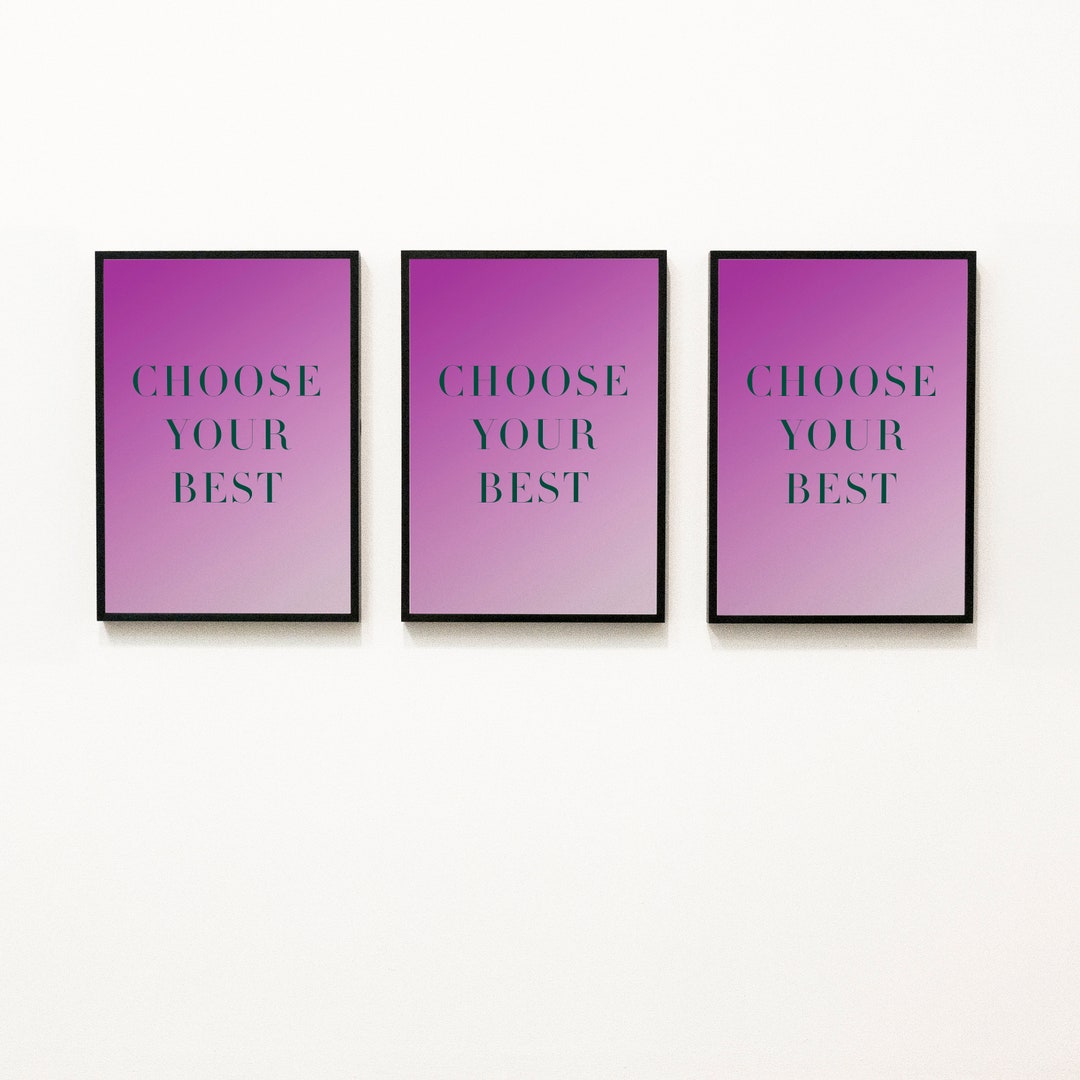 Custom Luxury Fashion Designer Poster Set of 3, Designer Prints Wall ...