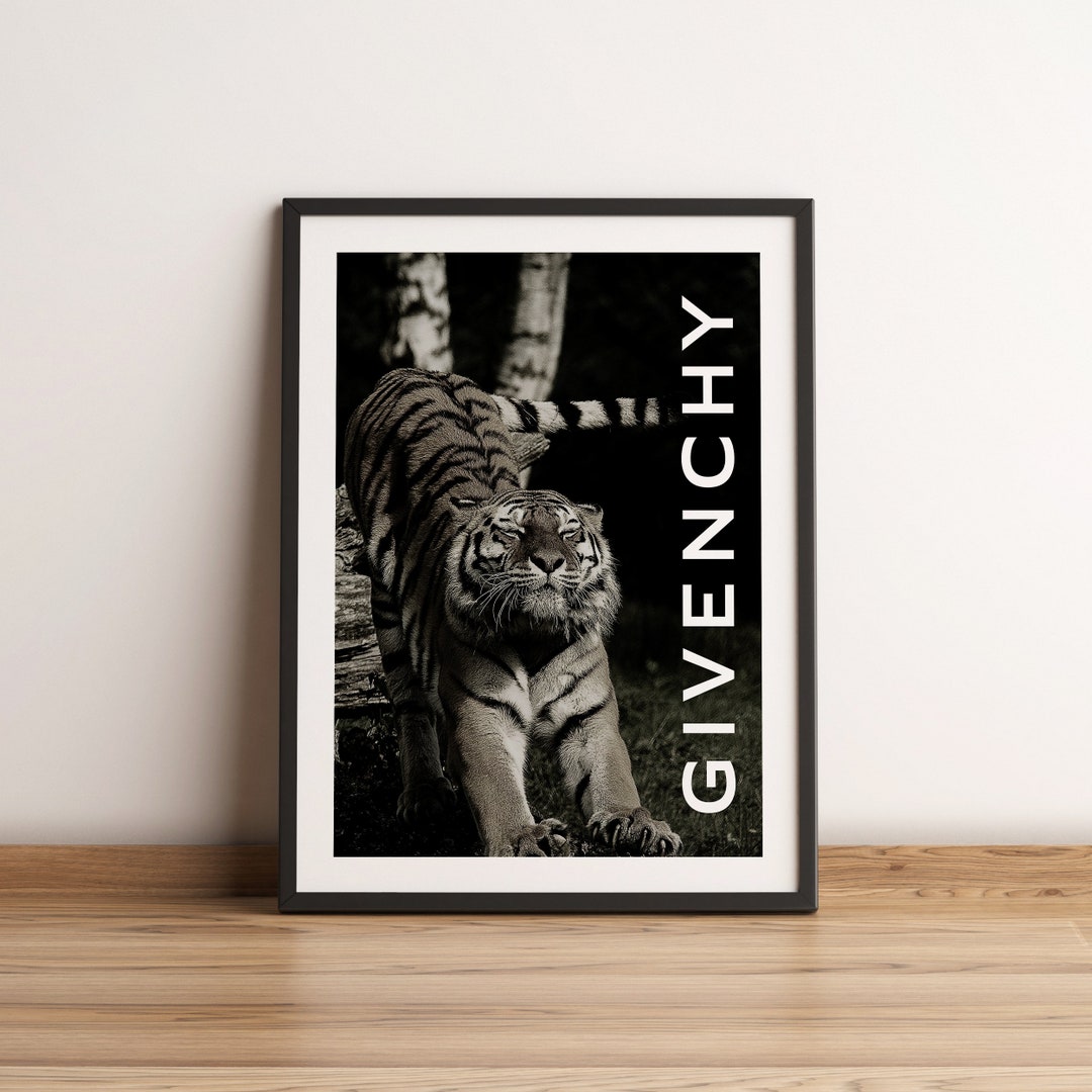 Printable Digital Poster, Luxury Fashion Wall Art, Tiger Fashion ...