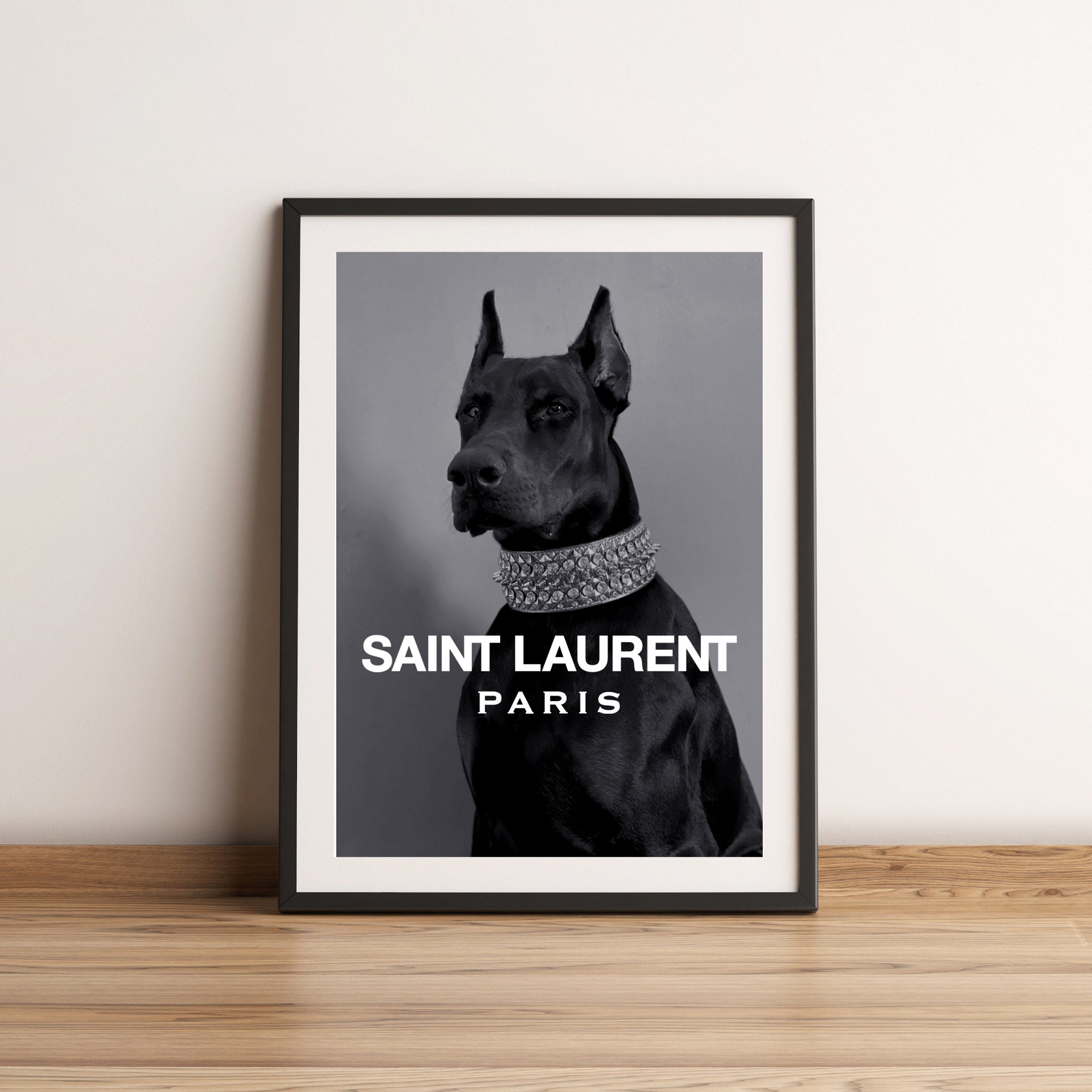 Luxury Fashion Doberman Poster Set of 3 Designer Prints Wall Art Luxury ...
