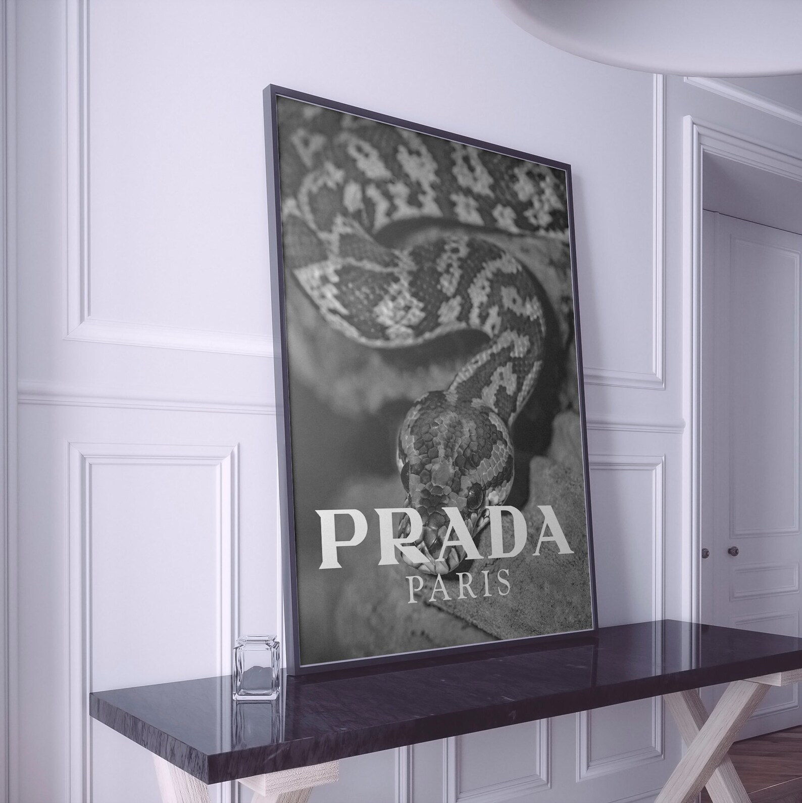 Luxury Fashion Snake Poster, Printable Fashion Wall Art, Aesthetic ...