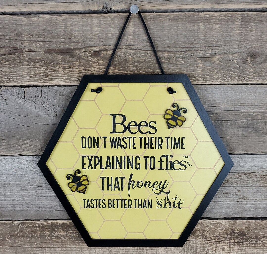 Bees and Flies Honey Sign - Etsy