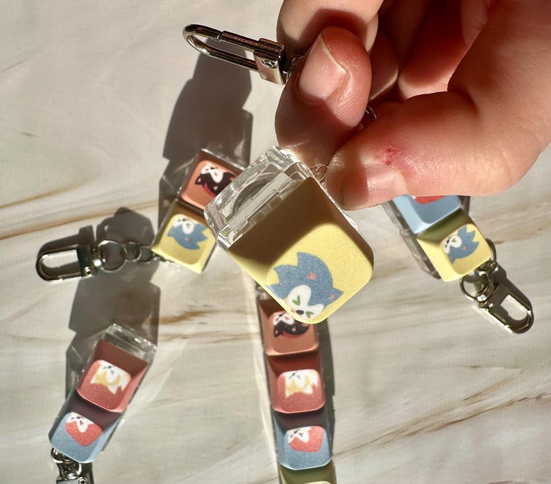 Hedgehog Team Clicky Keychains - Etsy