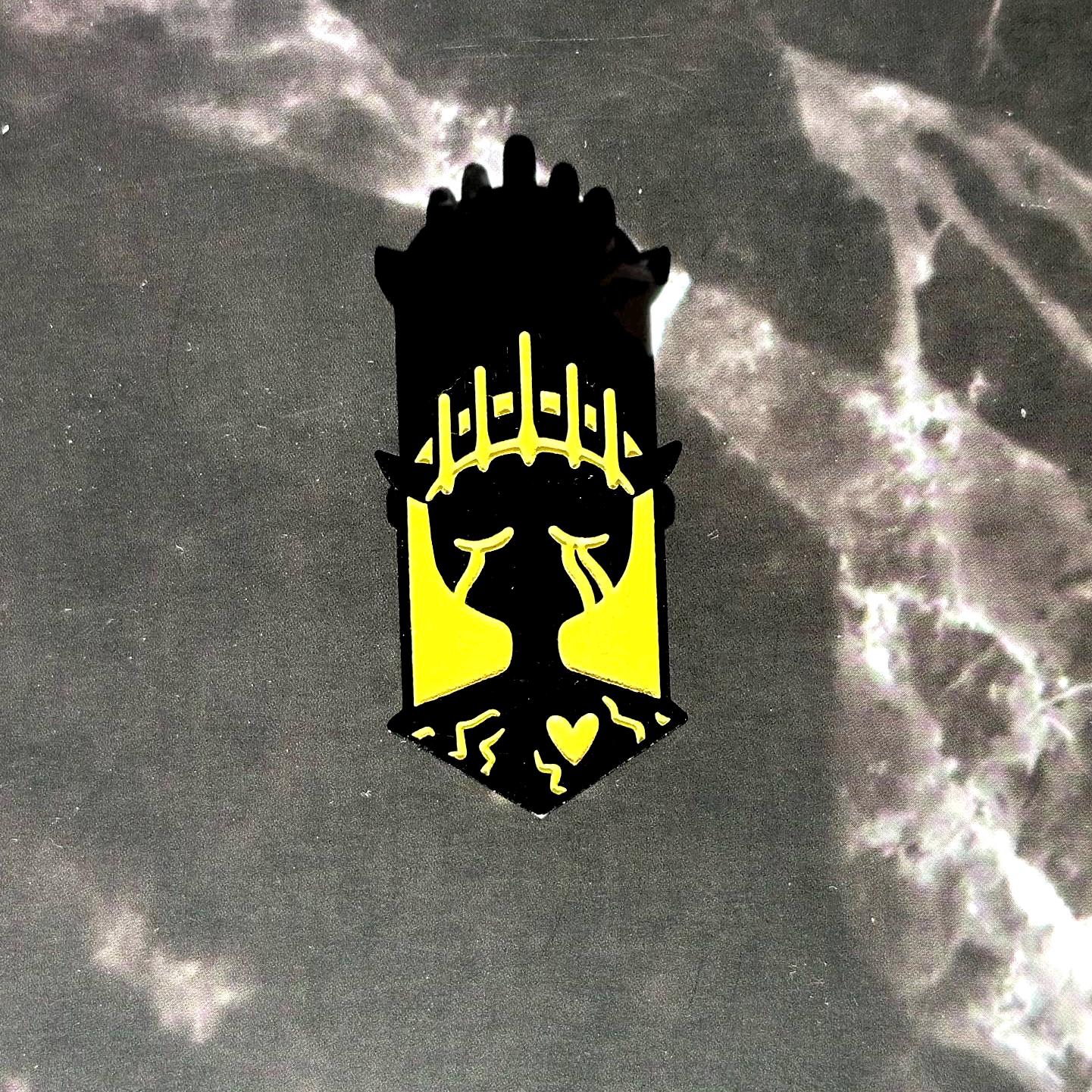 Malevolent John Doe Enamel Pin - Glow in the Dark - Etsy