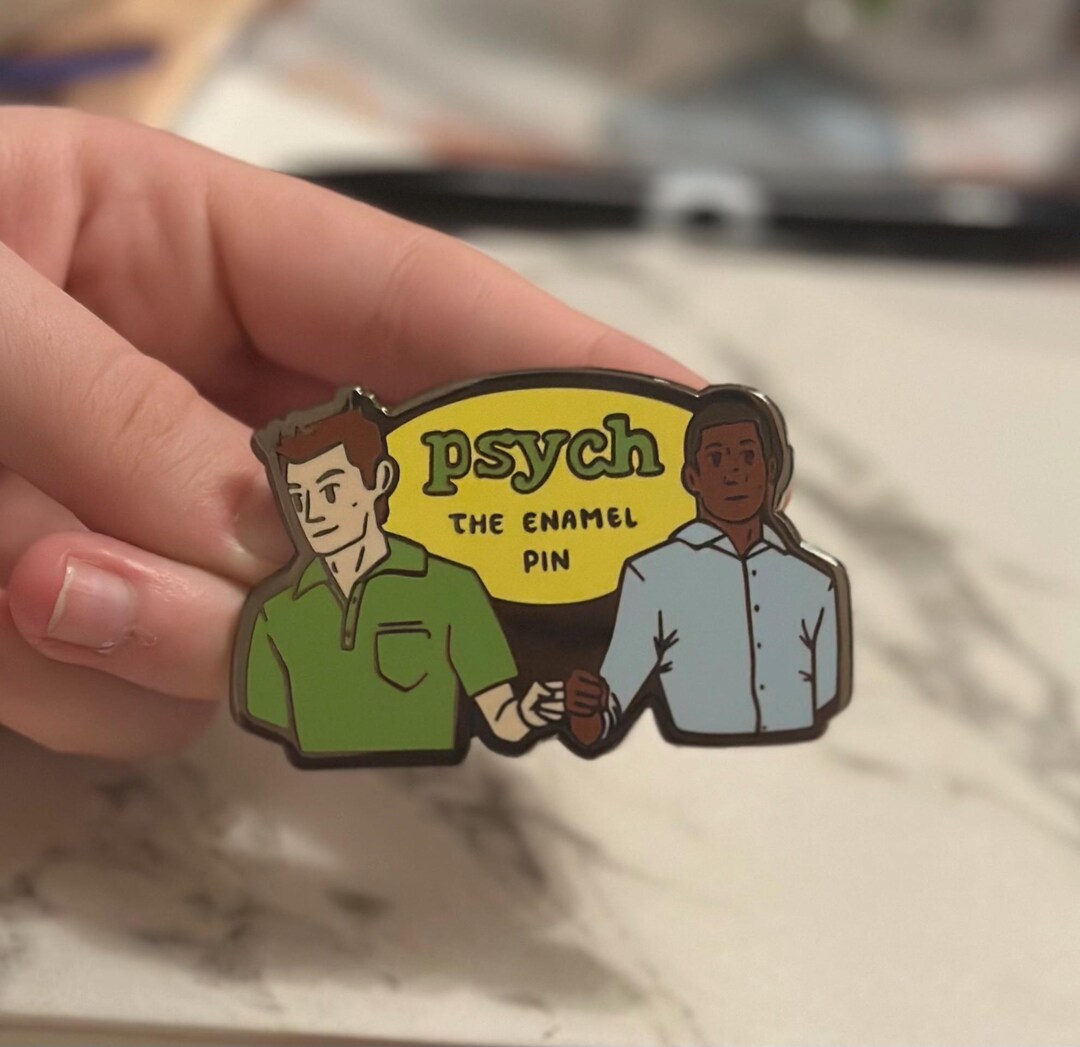 Psych the Enamel Pin - Etsy
