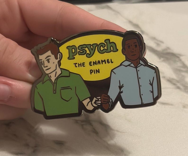Psych the Enamel Pin - Etsy