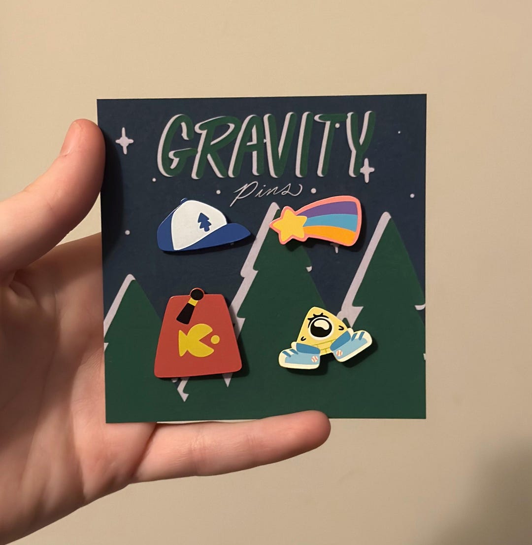 Gravity Pins Mini Pack - Baby Bill - Pines Twins - Mystery Shack - Etsy